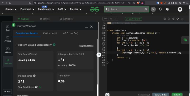 #gfg160 #geekstreak2025 #dsa #java #stringproblems #cleancode… | Monish ... #gfg160 #geekstreak2025 #dsa #java #stringproblems #cleancode… | Monish ...