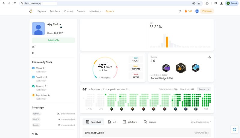 Ajay Thakur on LinkedIn: #leetcode #leetcode2024 #leetcodechallenge # ... Ajay Thakur on LinkedIn: #leetcode #leetcode2024 #leetcodechallenge # ...