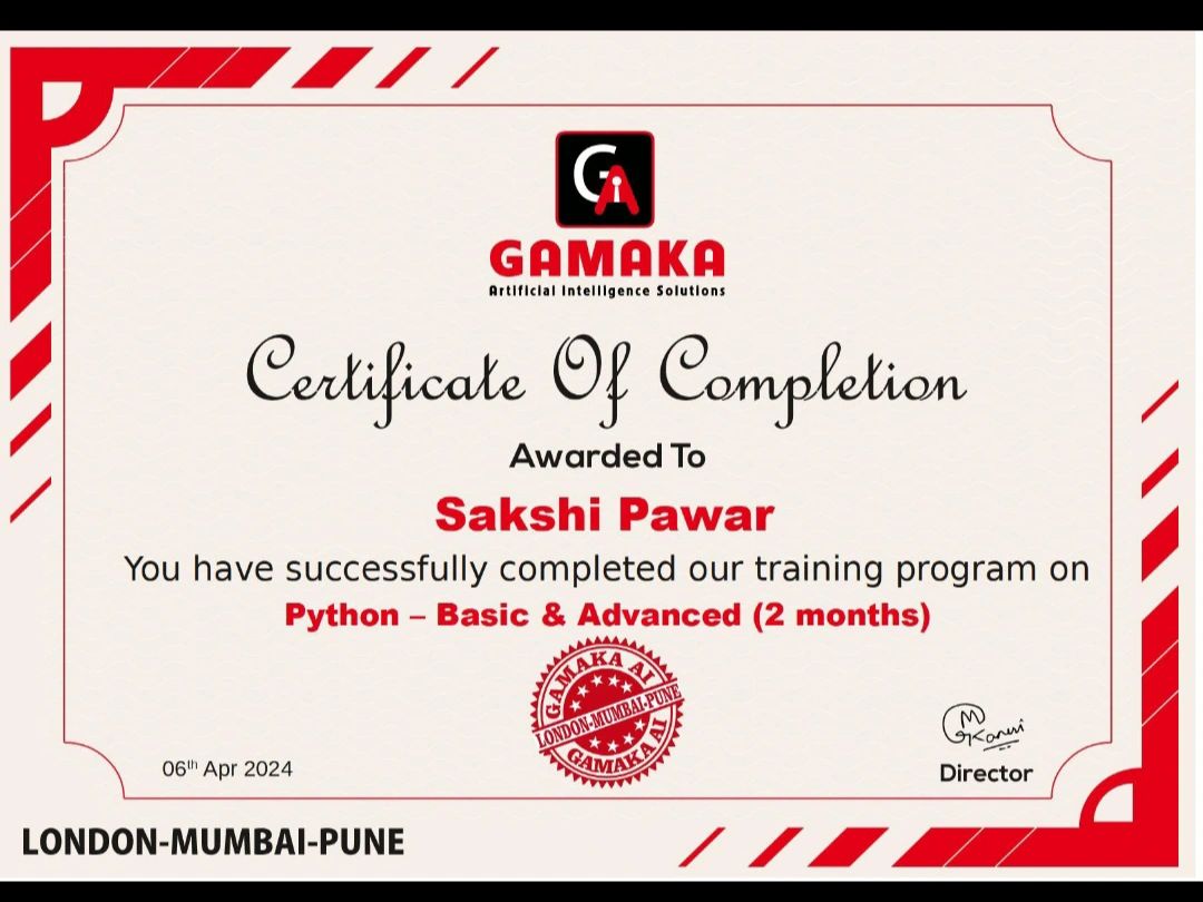 Sakshi Pawar on LinkedIn: #python #pythondeveloper #pythonjobs Sakshi Pawar on LinkedIn: #python #pythondeveloper #pythonjobs