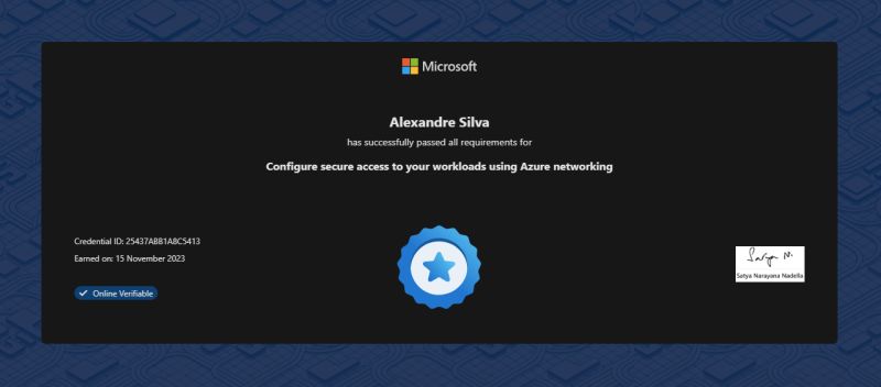 Alexandre Silva on LinkedIn: Today I completed Alexandre Silva on LinkedIn: Today I completed