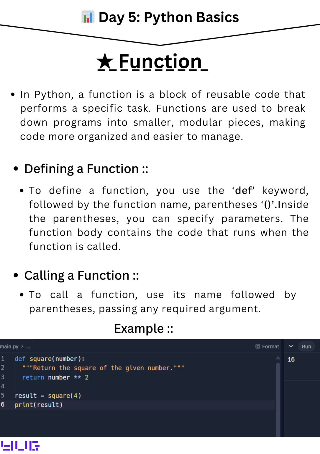 Day 5 of #100DaysOfDataScience Challenge: Functions in Python ... Day 5 of #100DaysOfDataScience Challenge: Functions in Python ...