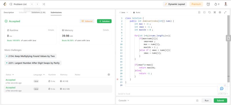 Day 16 of Leetcode Challenge 100 days | Pradeep kushwah posted on the ... Day 16 of Leetcode Challenge 100 days | Pradeep kushwah posted on the ...