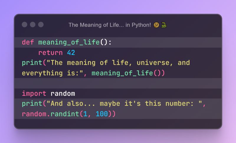 Toseeq ur Rehman on LinkedIn: #pythonhumor #codelife #techlaughs # ... Toseeq ur Rehman on LinkedIn: #pythonhumor #codelife #techlaughs # ...