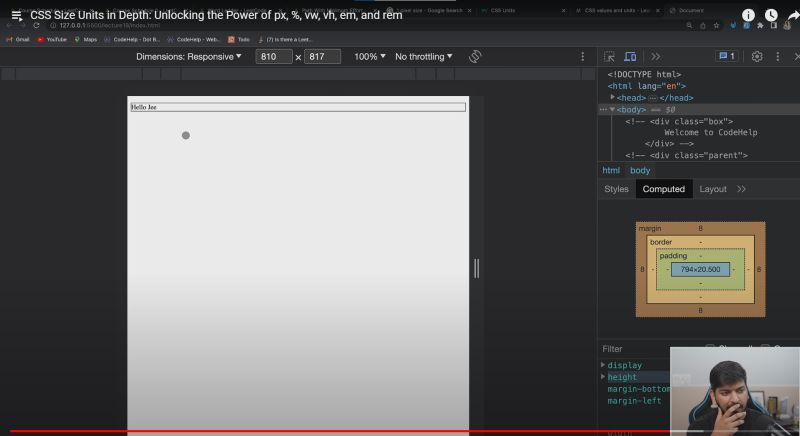 Learned CSS size units in day 10 | Gaurav Paul posted on the topic ... Learned CSS size units in day 10 | Gaurav Paul posted on the topic ...