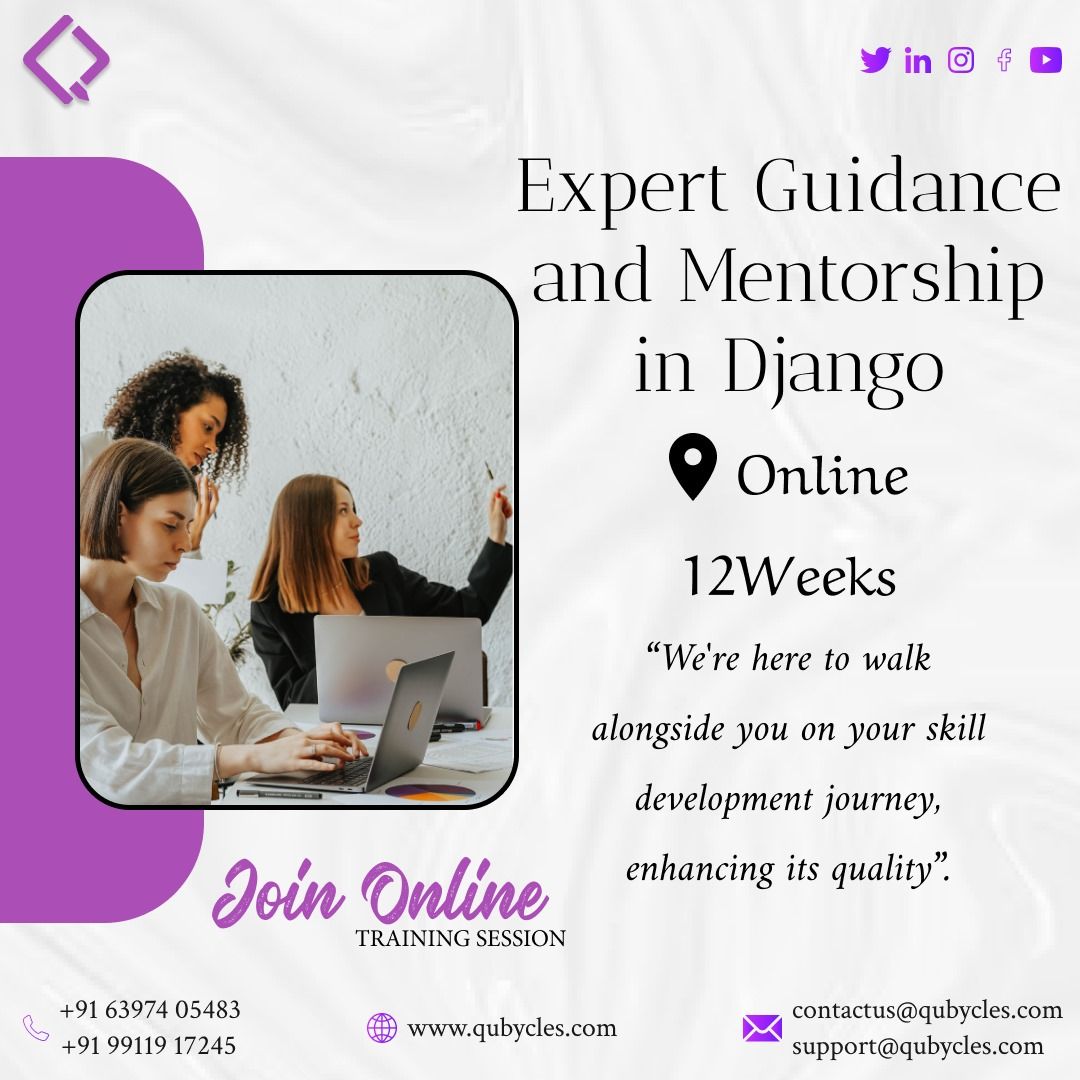 Qubycles on LinkedIn: #djangomentorship #expertguidance #qubycles # ... Qubycles on LinkedIn: #djangomentorship #expertguidance #qubycles # ...