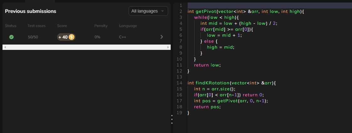 Ganesh Rana on LinkedIn: #leetcode #cpp #binarysearch #algorithms # ... Ganesh Rana on LinkedIn: #leetcode #cpp #binarysearch #algorithms # ...
