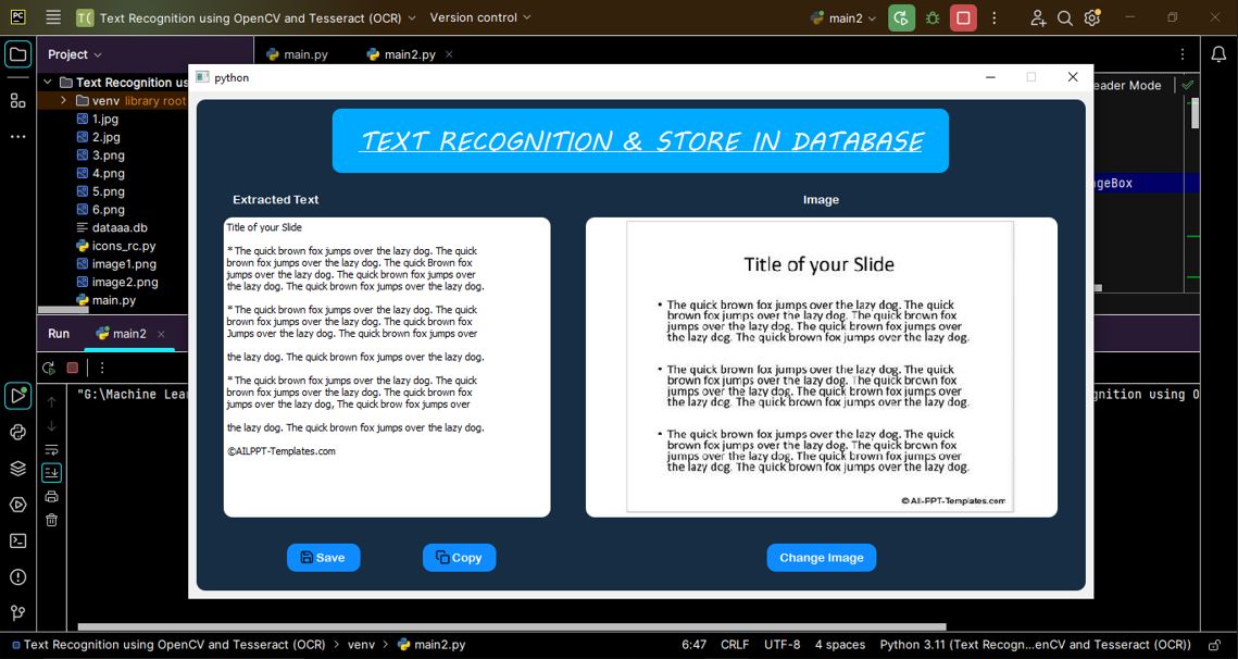 Abdul Mannan on LinkedIn: #textrecognition #ocr #python #opencv #pyqt5 ... Abdul Mannan on LinkedIn: #textrecognition #ocr #python #opencv #pyqt5 ...