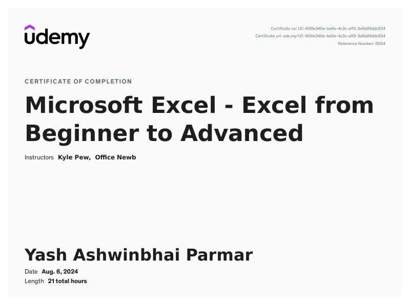 Yash Parmar on LinkedIn: #learning #udemy #skill_upgrading Yash Parmar on LinkedIn: #learning #udemy #skill_upgrading