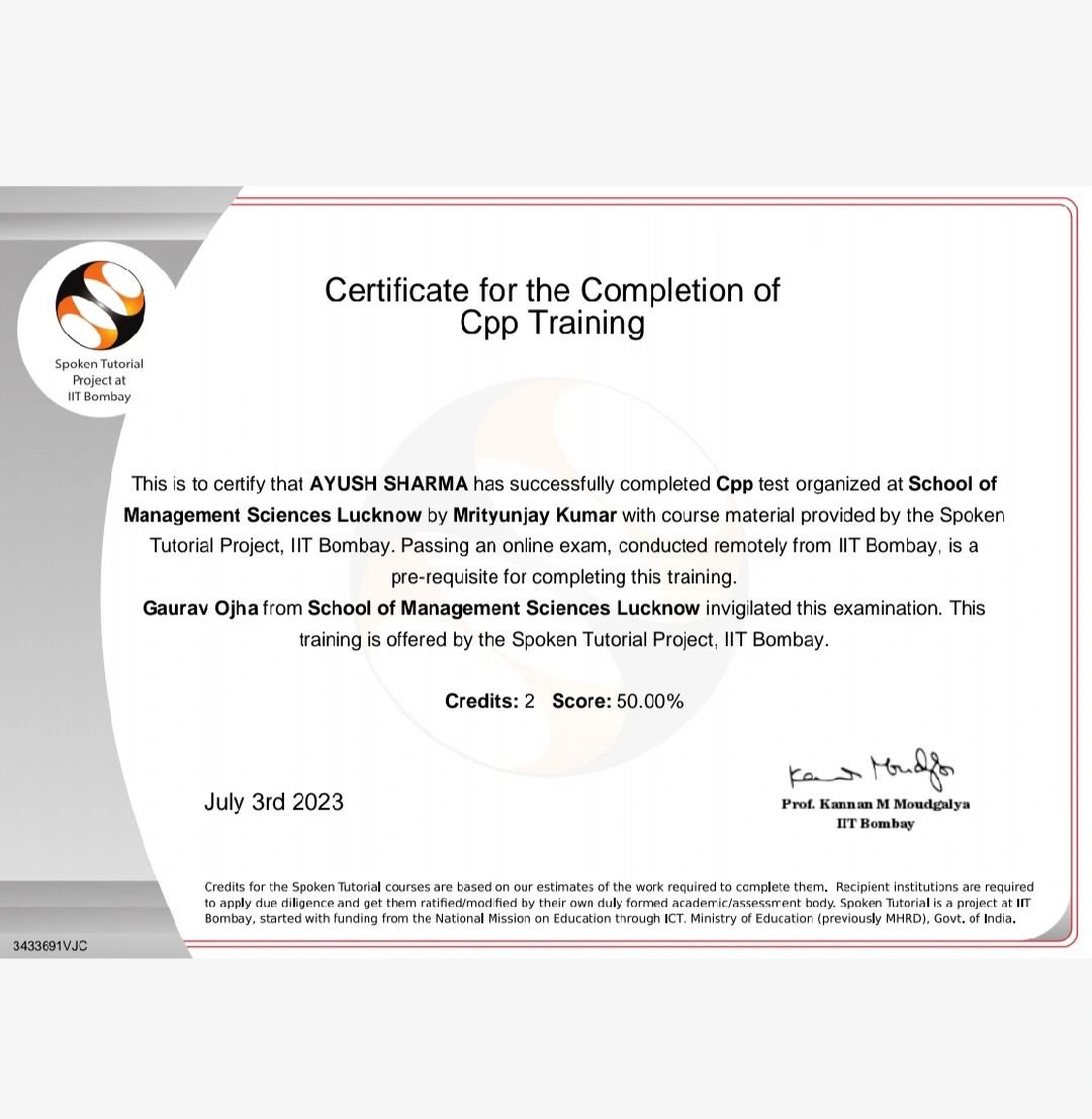 Ayush Kumar Sharma posted on LinkedIn Ayush Kumar Sharma posted on LinkedIn