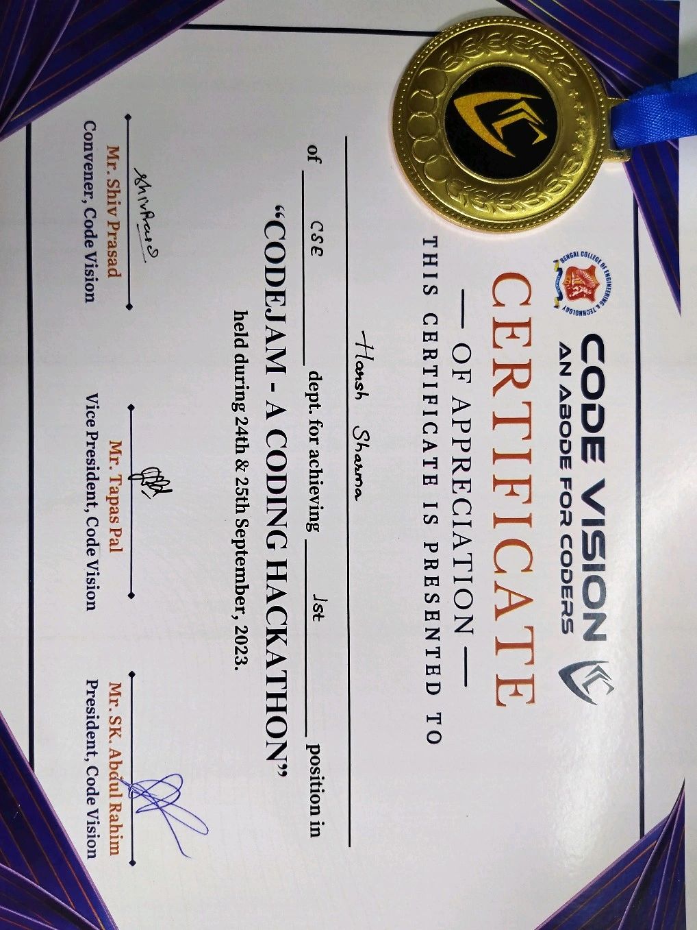 Harsh Sharma on LinkedIn: #connections #codejam #programming #hackathon ... Harsh Sharma on LinkedIn: #connections #codejam #programming #hackathon ...