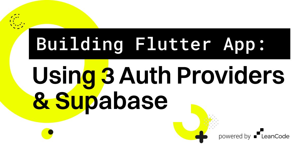 Michał Kucharski on LinkedIn: Building 6-Platform Flutter App: 3 Auth ... Michał Kucharski on LinkedIn: Building 6-Platform Flutter App: 3 Auth ...