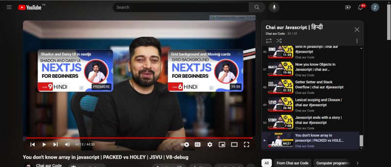 Completed JavaScript course from Chai Ur Code | Zahid Mittha posted on ... Completed JavaScript course from Chai Ur Code | Zahid Mittha posted on ...
