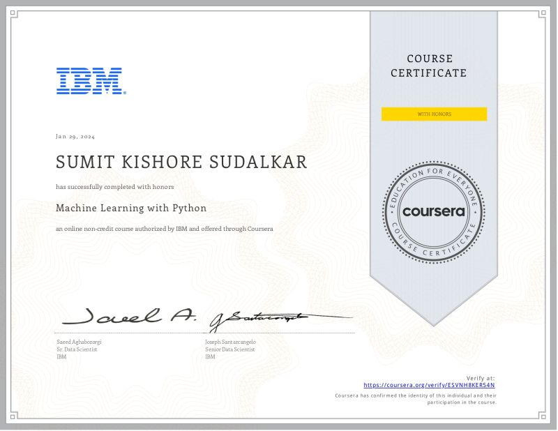 Sumit Kishore Sudalkar on LinkedIn: #datascience #machinelearning # ... Sumit Kishore Sudalkar on LinkedIn: #datascience #machinelearning # ...