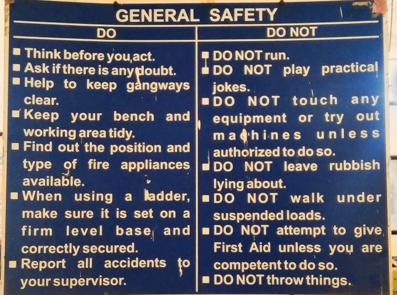 Vishal Shinde on LinkedIn: General Safety Rules Vishal Shinde on LinkedIn: General Safety Rules