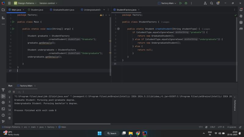 Jay Kolhe on LinkedIn: #java #designpatterns #factorypattern # ... Jay Kolhe on LinkedIn: #java #designpatterns #factorypattern # ...