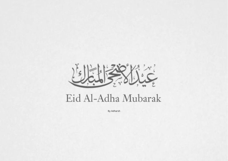 Adharsh K K on LinkedIn: #eidaladha #newopportunities #aiinnovation # ... Adharsh K K on LinkedIn: #eidaladha #newopportunities #aiinnovation # ...