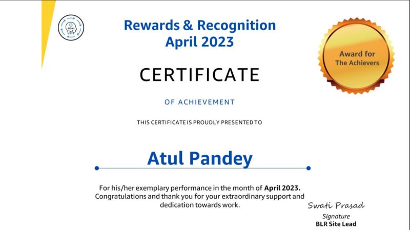 Atul Pandey on LinkedIn: #amazon Atul Pandey on LinkedIn: #amazon