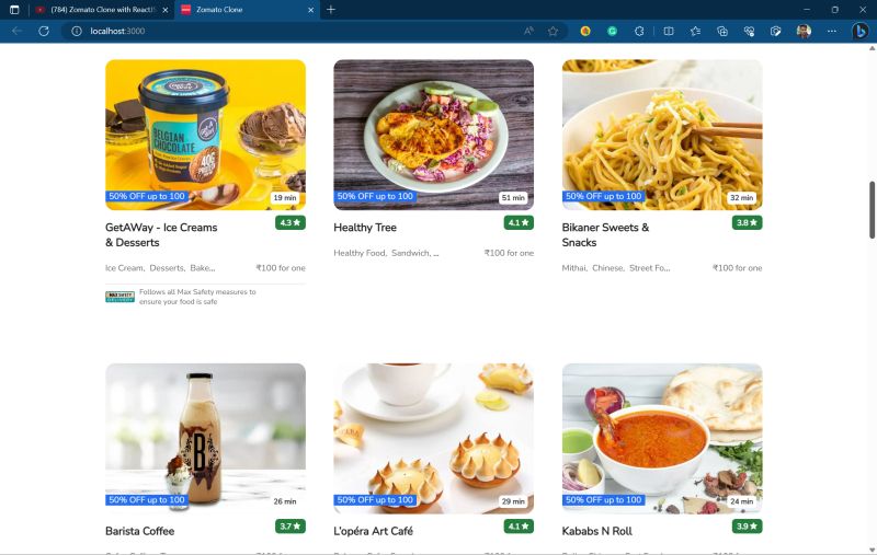 Anand Dewangan on LinkedIn: Zomato Clone using React JS, CSS, HTML ... Anand Dewangan on LinkedIn: Zomato Clone using React JS, CSS, HTML ...