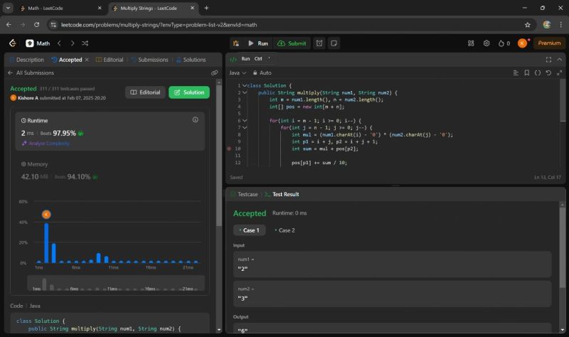 #100daysofcode #leetcode #problemsolving #stringmanipulation… | Kishore A #100daysofcode #leetcode #problemsolving #stringmanipulation… | Kishore A
