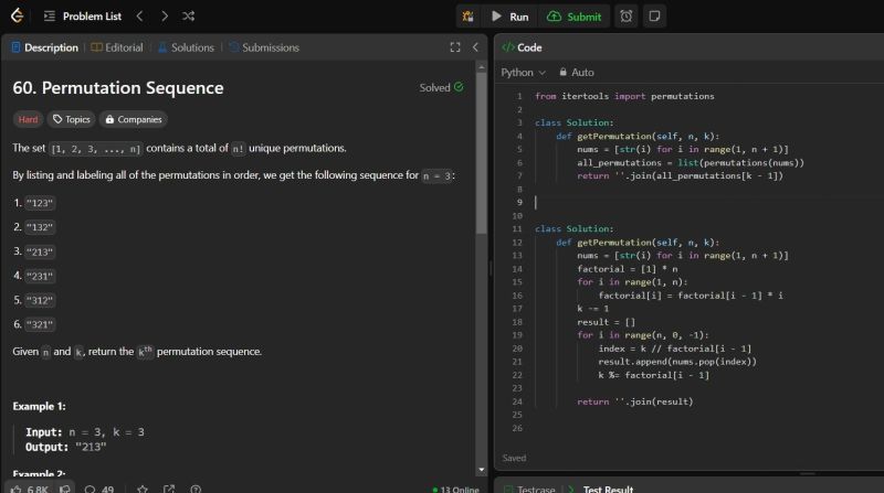 Disha Karnayake on LinkedIn: #dsa #recursion #permutationsequence # ... Disha Karnayake on LinkedIn: #dsa #recursion #permutationsequence # ...