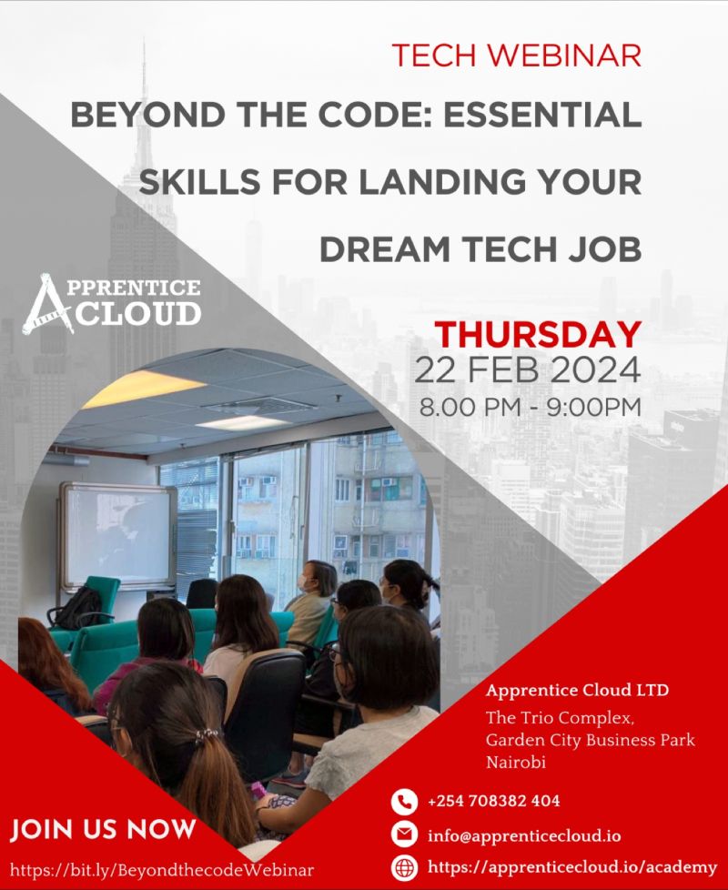 Join the #freewebinar for tech skills | Apprentice Cloud posted on the ... Join the #freewebinar for tech skills | Apprentice Cloud posted on the ...