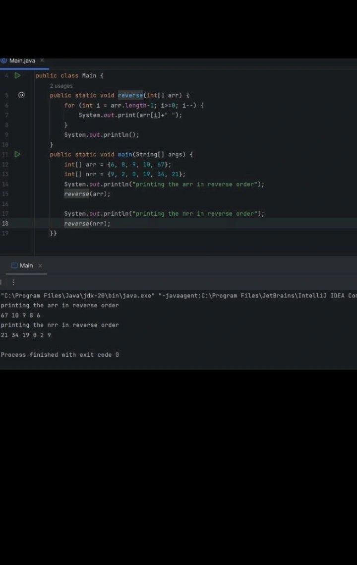 Sumit Saxena on LinkedIn: let's reverse the array implementation of for ... Sumit Saxena on LinkedIn: let's reverse the array implementation of for ...