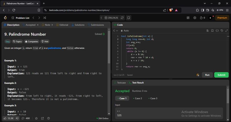 Swar Shinde on LinkedIn: Solved my first LeetCode problem! Swar Shinde on LinkedIn: Solved my first LeetCode problem!