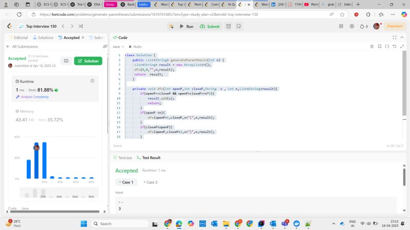 #100daysofdsa #100daysofcode #dsa #backtracking #java #leetcode ... #100daysofdsa #100daysofcode #dsa #backtracking #java #leetcode ...