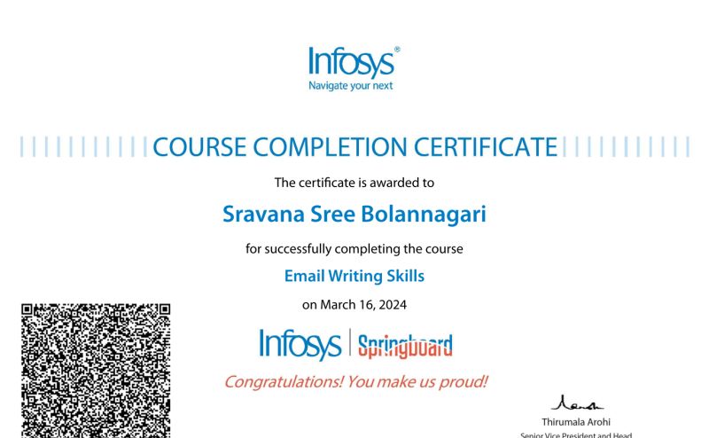 sravana sree posted on LinkedIn sravana sree posted on LinkedIn