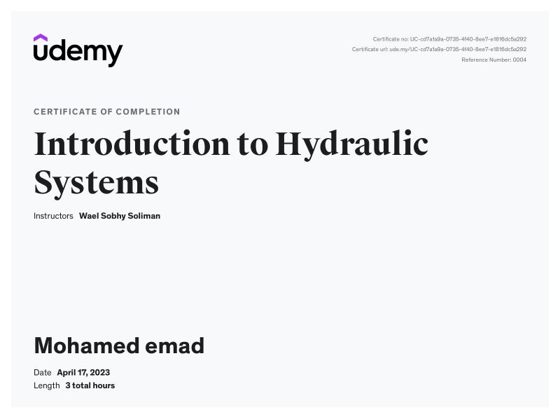 Mohamed Emad Eldeen on LinkedIn: #hydraulics #technology Mohamed Emad Eldeen on LinkedIn: #hydraulics #technology