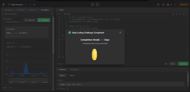Aryan Kush on LinkedIn: Completed 14 Days Platform- Leetcode Aryan Kush on LinkedIn: Completed 14 Days Platform- Leetcode