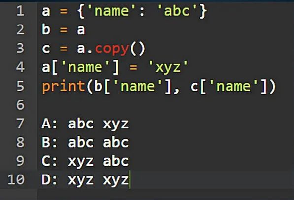 Python code output: What's the output? | SURESH BEEKHANI posted on the ... Python code output: What's the output? | SURESH BEEKHANI posted on the ...