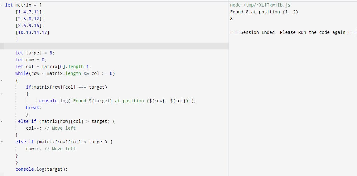 Hamza Ali on LinkedIn: #datastructures #algorithms #matrix #dsa #coding ... Hamza Ali on LinkedIn: #datastructures #algorithms #matrix #dsa #coding ...