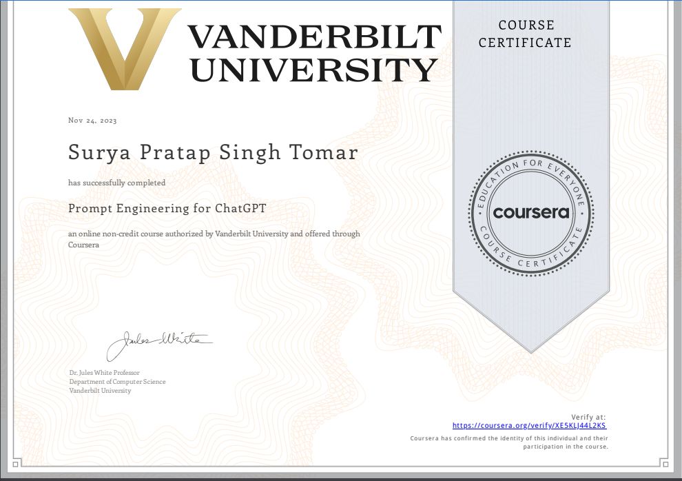 surya pratap Singh tomar on LinkedIn: #chatgpt #ai #engineering # ... surya pratap Singh tomar on LinkedIn: #chatgpt #ai #engineering # ...