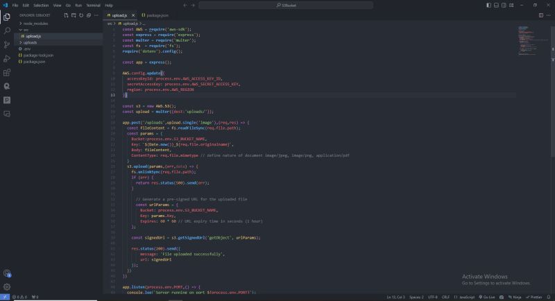 Bhavdip Gediya on LinkedIn: Upload image to S3 bucket #mernstack # ... Bhavdip Gediya on LinkedIn: Upload image to S3 bucket #mernstack # ...