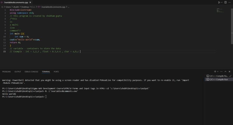 Shubham Kumar on LinkedIn: #cplusplus #learncplusplus #programming # ... Shubham Kumar on LinkedIn: #cplusplus #learncplusplus #programming # ...