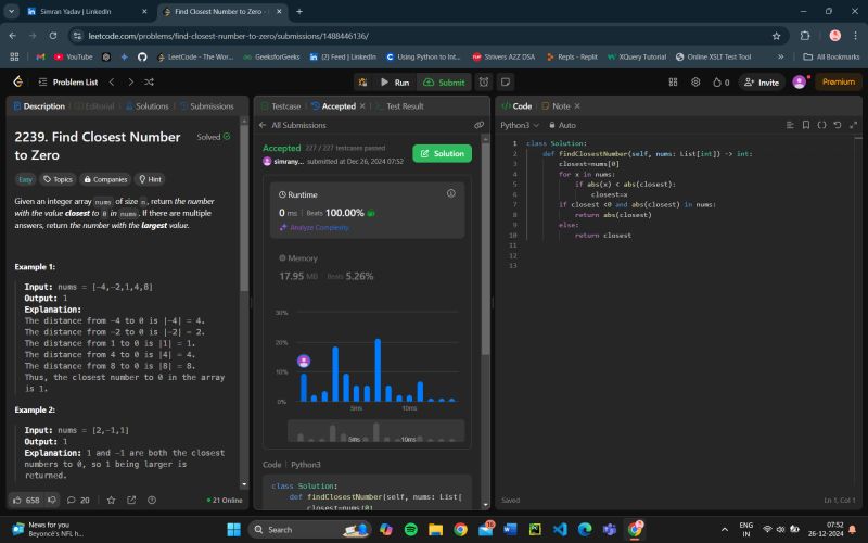 Simran Yadav on LinkedIn: #100daysofcode #codingjourney #leetcode # ... Simran Yadav on LinkedIn: #100daysofcode #codingjourney #leetcode # ...