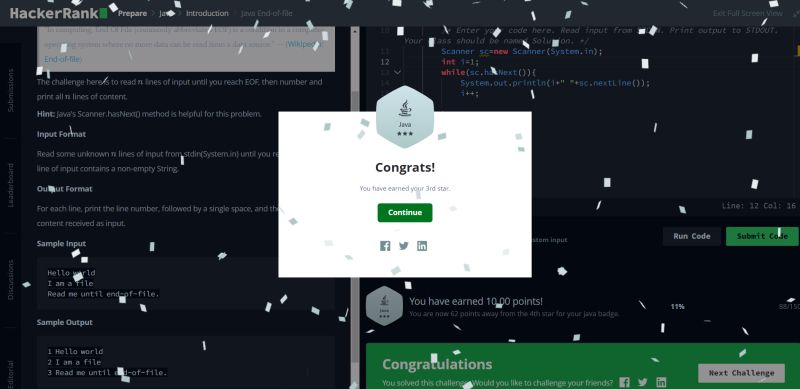 Harsh veer Singh on LinkedIn: #codingchampion #hackerrank #codingjourney Harsh veer Singh on LinkedIn: #codingchampion #hackerrank #codingjourney