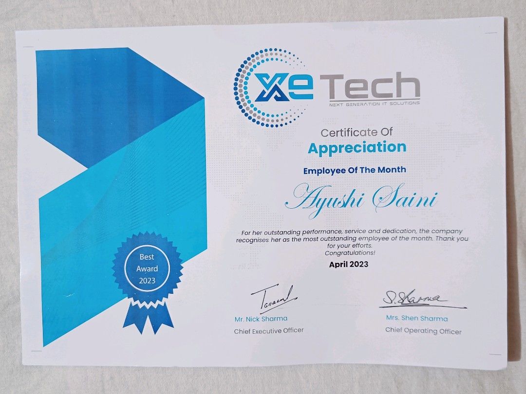 Ayushi Saini on LinkedIn: #thankyou Ayushi Saini on LinkedIn: #thankyou