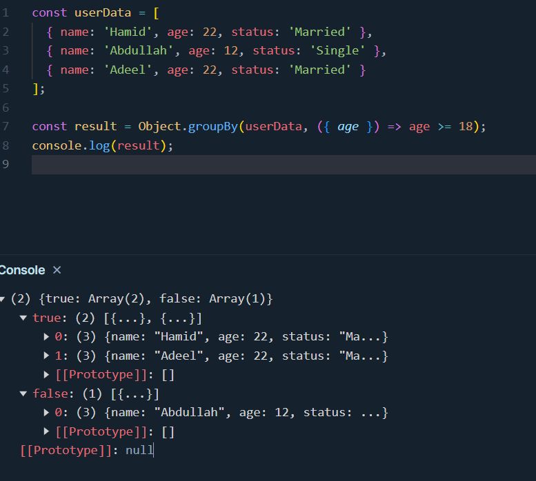 Hamid Abdullah on LinkedIn: 🚀 Enhancing Data Grouping in JavaScript ... Hamid Abdullah on LinkedIn: 🚀 Enhancing Data Grouping in JavaScript ...