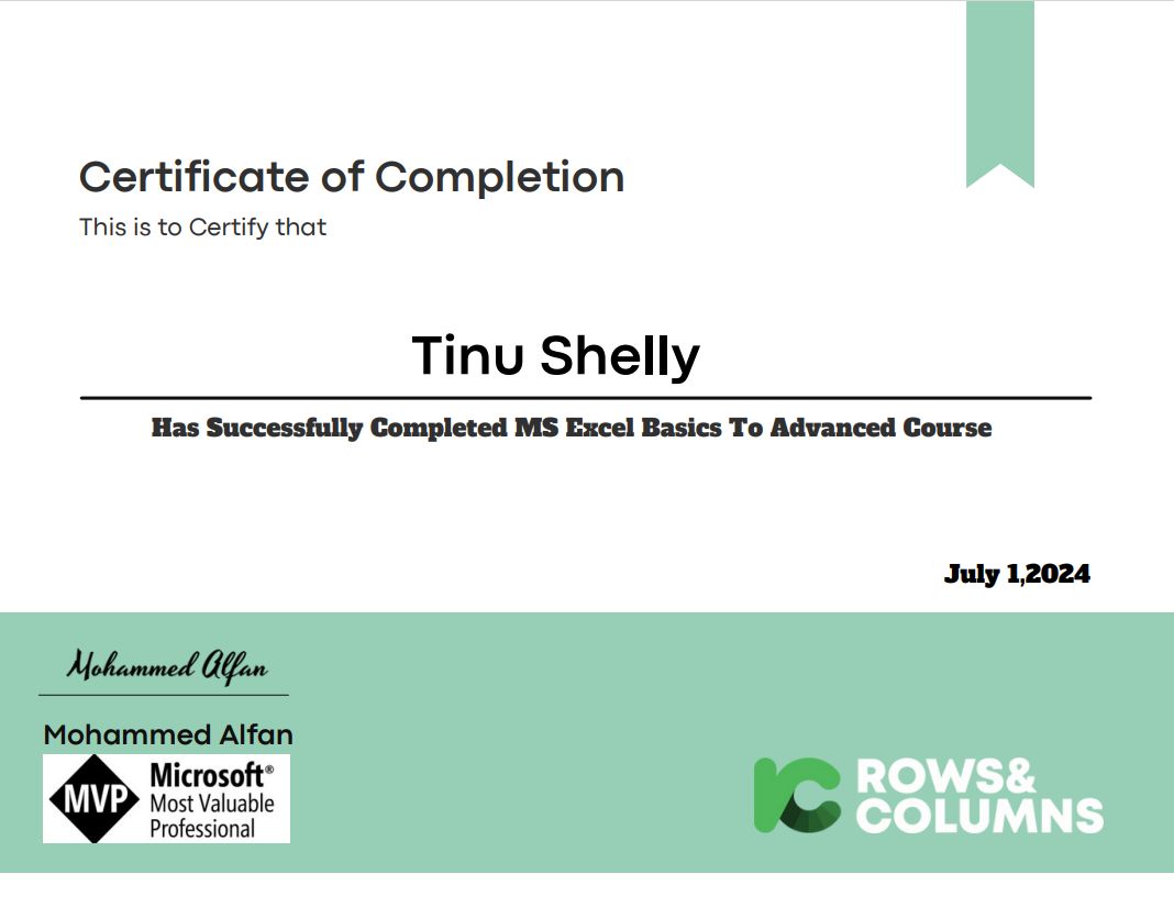 Tinu Shelly on LinkedIn: #excel #advancedexcel #dataanalysis # ... Tinu Shelly on LinkedIn: #excel #advancedexcel #dataanalysis # ...