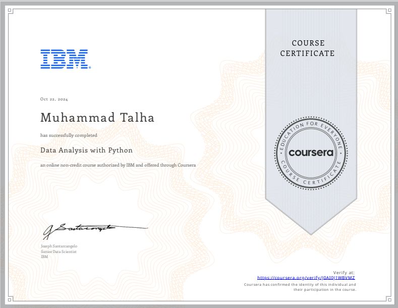 Muhammad Talha on LinkedIn: #dataanalysis #python #ibm #coursera # ... Muhammad Talha on LinkedIn: #dataanalysis #python #ibm #coursera # ...