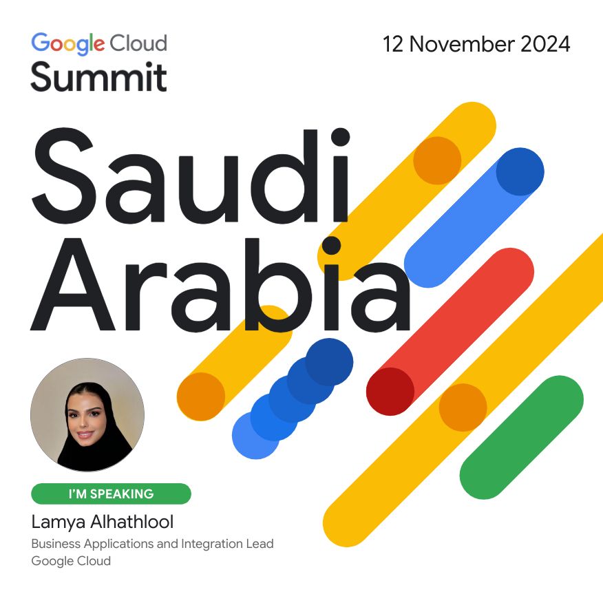 Lamya H. Alhathlool on LinkedIn: #googlecloudsummitsaudi #googlecloudsaudi Lamya H. Alhathlool on LinkedIn: #googlecloudsummitsaudi #googlecloudsaudi
