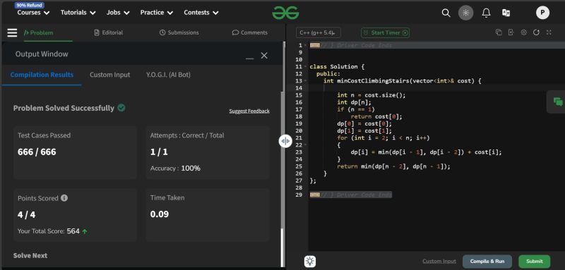 #160daysofcode #dynamicprogramming #codingchallenge #geeksforgeeks ... #160daysofcode #dynamicprogramming #codingchallenge #geeksforgeeks ...