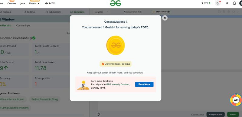 #gfg #potd #java #codingchallenge | kiran kumari #gfg #potd #java #codingchallenge | kiran kumari