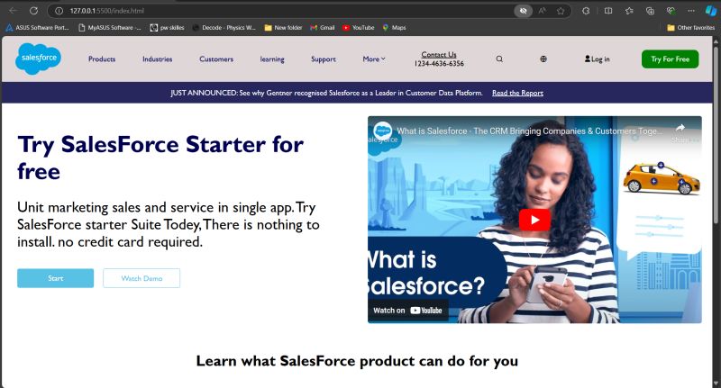 ANUJ SINGH THAKUR on LinkedIn: #salesforce #html #css #webdesign ANUJ SINGH THAKUR on LinkedIn: #salesforce #html #css #webdesign