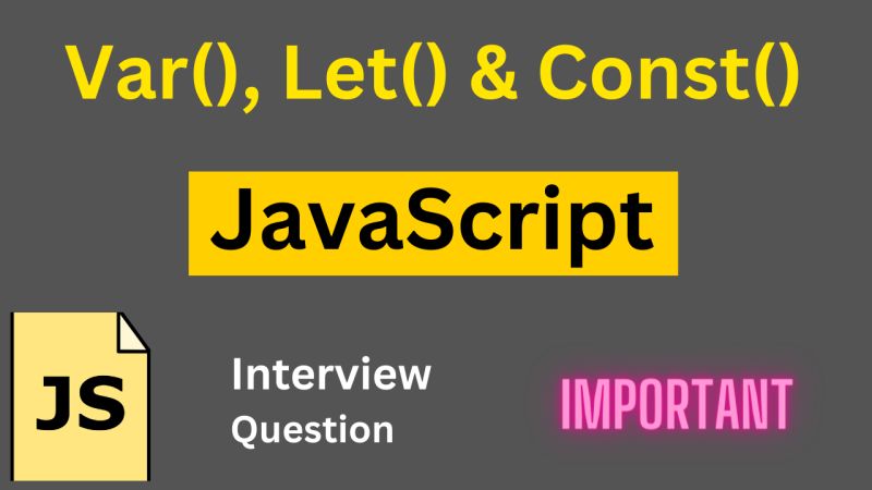 Learn about var, let and const in JavaScript | Sufyan Shaikh posted on ... Learn about var, let and const in JavaScript | Sufyan Shaikh posted on ...