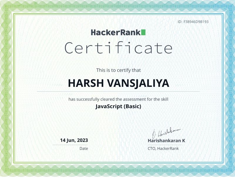 Harsh Vansjaliya on LinkedIn: #javascript #experience #growth #coding # ... Harsh Vansjaliya on LinkedIn: #javascript #experience #growth #coding # ...