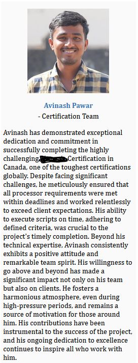 Avinash Pawar on LinkedIn: I am deeply honored to be recognized as the ... Avinash Pawar on LinkedIn: I am deeply honored to be recognized as the ...