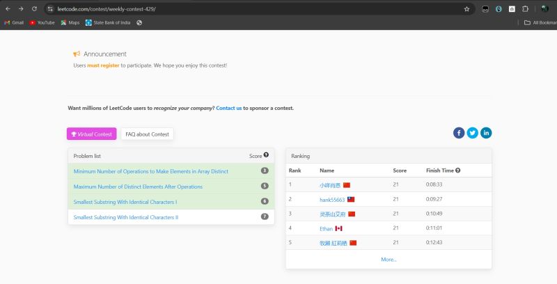 Ayush Singh on LinkedIn: #leetcode #programming #codingchallenges # ... Ayush Singh on LinkedIn: #leetcode #programming #codingchallenges # ...